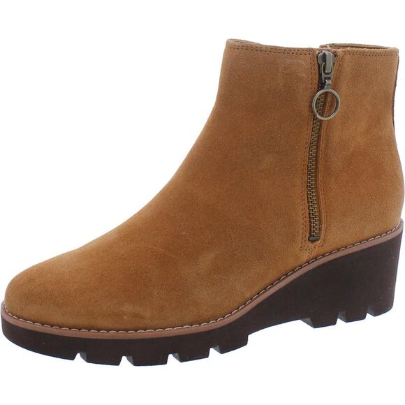 Vionic | Shoes | Vionic Womens Hazal Tan Zipper Suede Booties Shoes Nwt ...